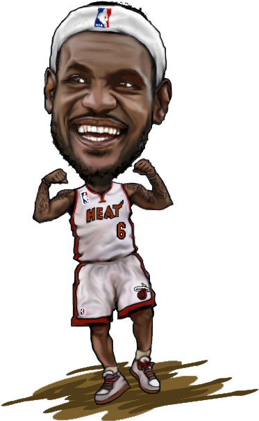 Caricaturas Lebron James - Lebron James Cartooned Funny - Free ...