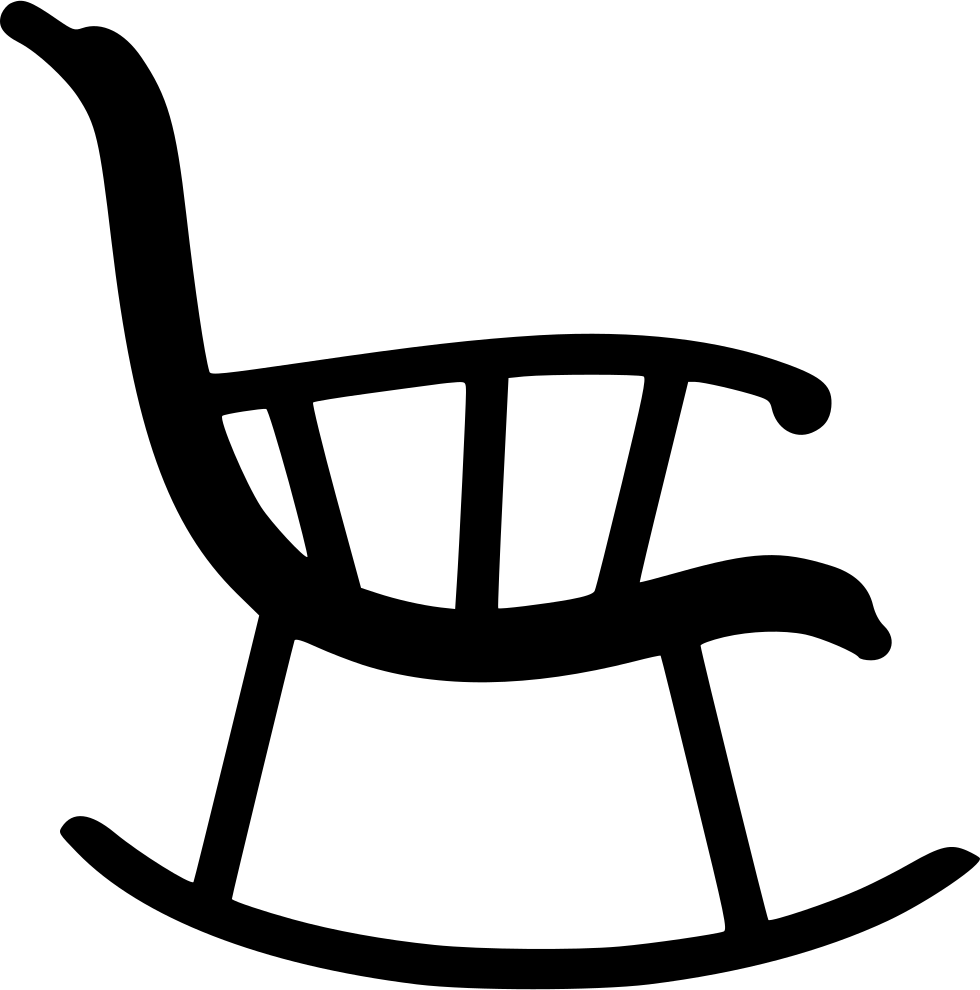Rocking Chair - - Rocking Chair Vector - Free Transparent PNG Download ...