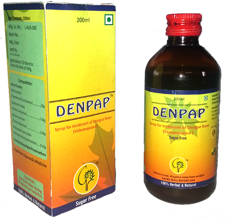 Download Dengue Denpap Syrup, 150 Ml - Bottle Of Medicine Syrup Png PNG ...