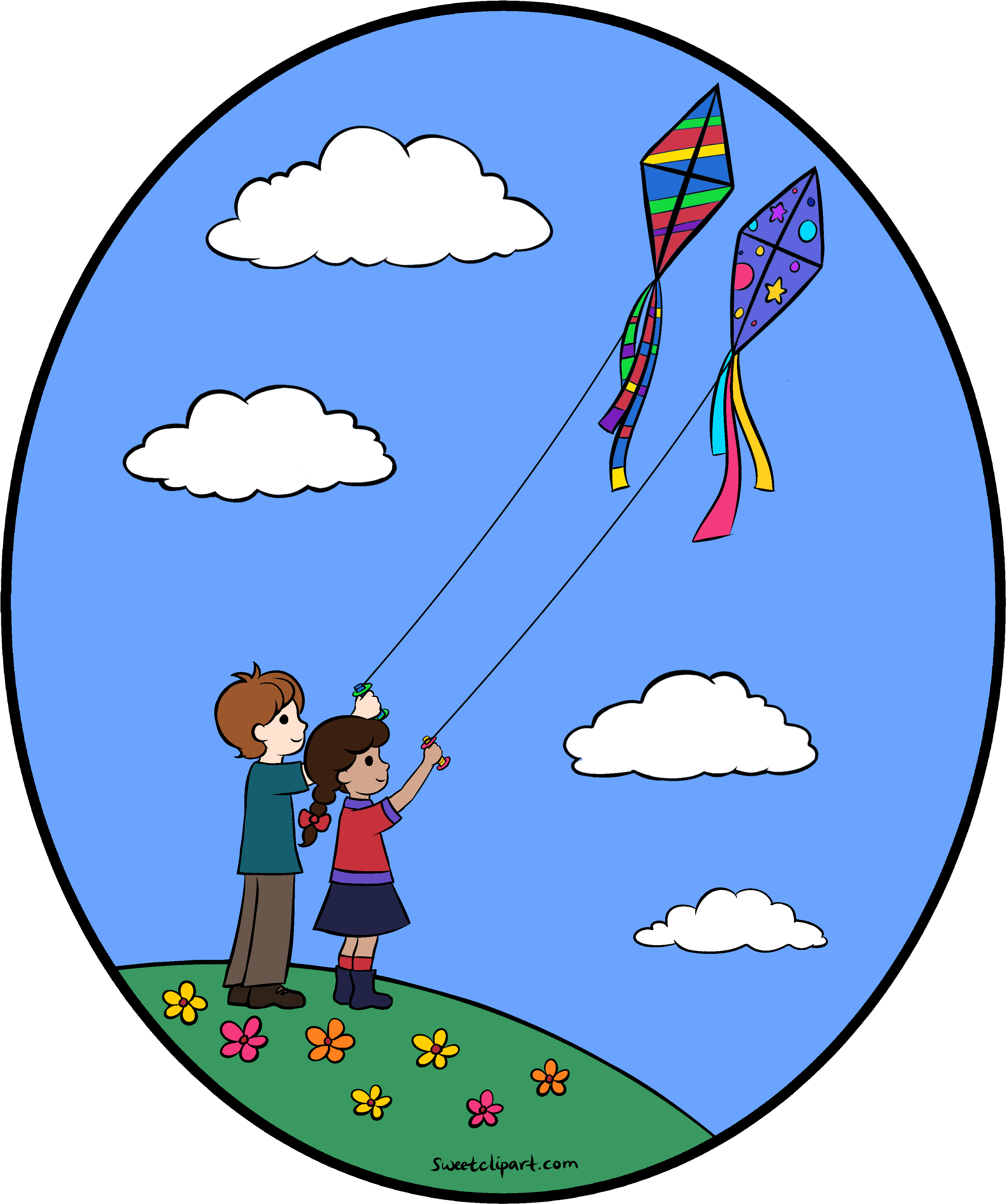 Download Spring Clipart Kite - Kite Clip Art Free PNG Image with No ...