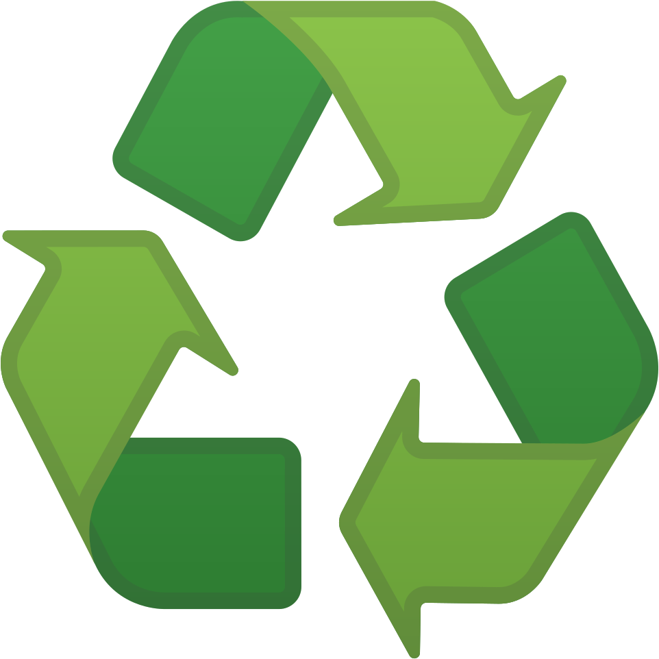 Recycling Symbol Icon Noto - Transparent Background Recyclable Logo ...