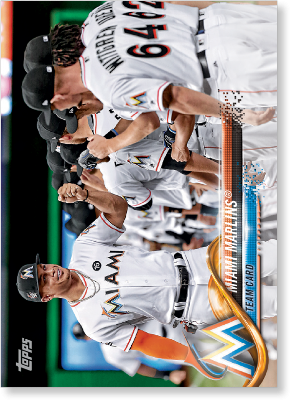 Download 2018 Topps Series 1 Baseball Miami - Topps PNG Image with No ...