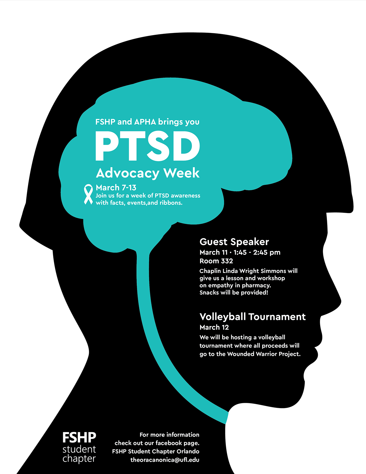 Download Fshp Logo And Ptsd Flyer On Behance Clip Stock - Ptsd Ribbon ...