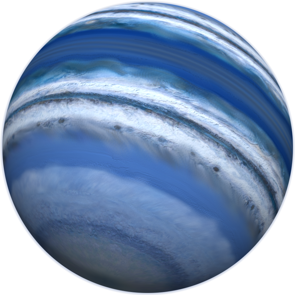Light Blue Gas Giant Textures
