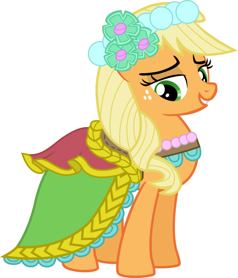 Applejack - My Little Pony Applejack Dress - Free Transparent PNG ...