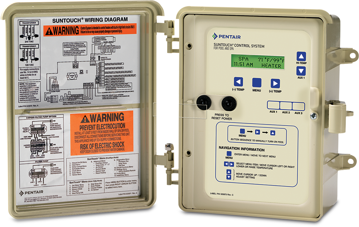 Download Control System - Pentair Suntouch Solar Control Solar Valve ...