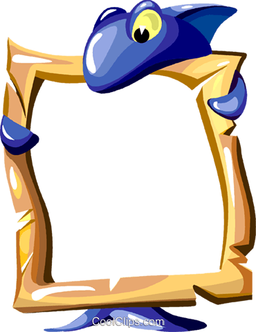 Cartoon Shark Frame Royalty Free Vector Clip Art Illustration - Cartoon ...