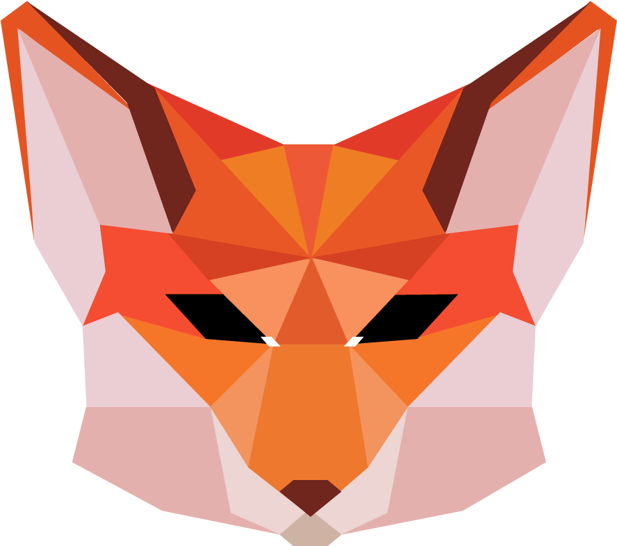 Download Polygonal Fox PNG Image with No Background - PNGkey.com