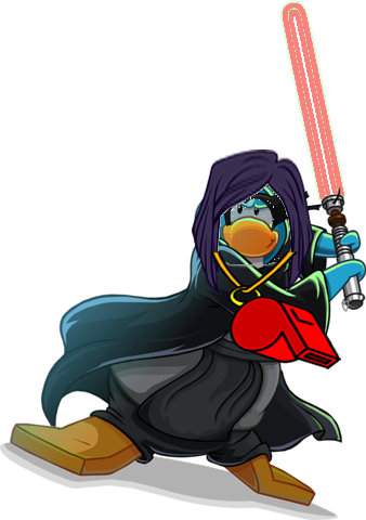Girl Sith - Club Penguin Sith - Free Transparent PNG Download - PNGkey