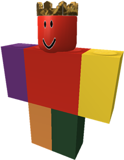 Download Kaleb12 With Golden Crown - Roblox Playtime PNG Image with No ...