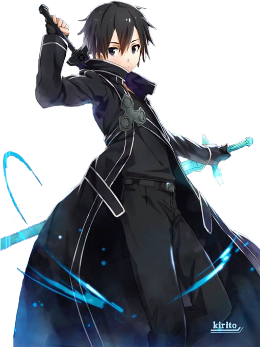 Download Graphic Free Kirito Transparent - Kirito Render PNG Image with ...