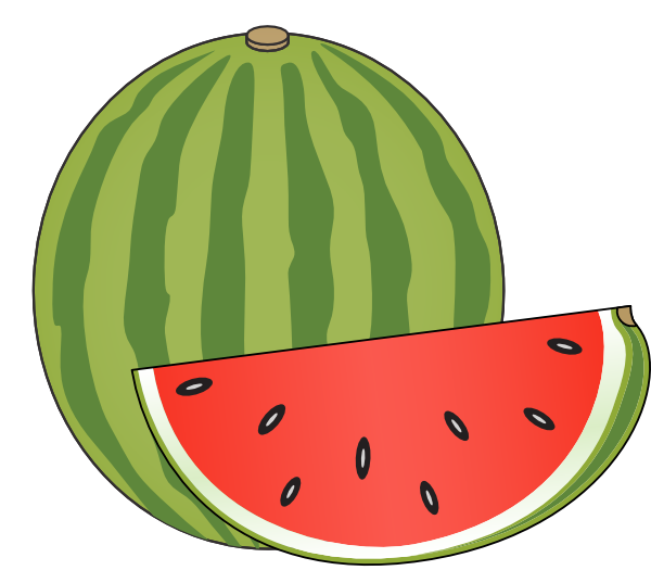 Download Watermelon Clip Art At Clker - Clipart Picture Of Watermelon ...
