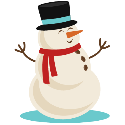 Happy Snowman Svg Scrapbook Title Winter Svg Cut File - Winter Clipart ...