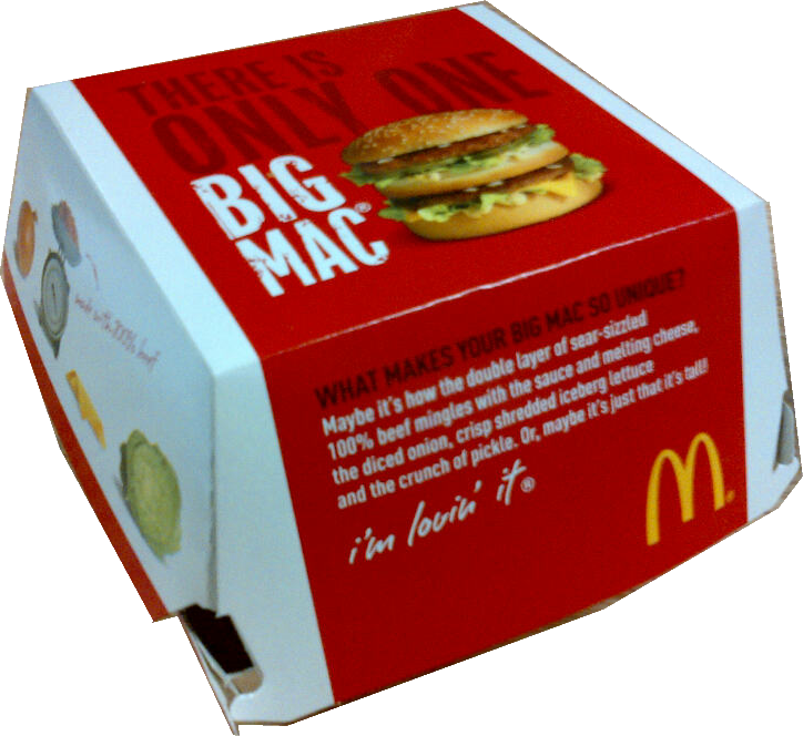 Big Mac Box - Free Transparent PNG Download - PNGkey