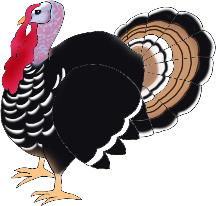 Happy Thanksgiving Clipart Png Free Stock - Turkey Bird Png - Free ...