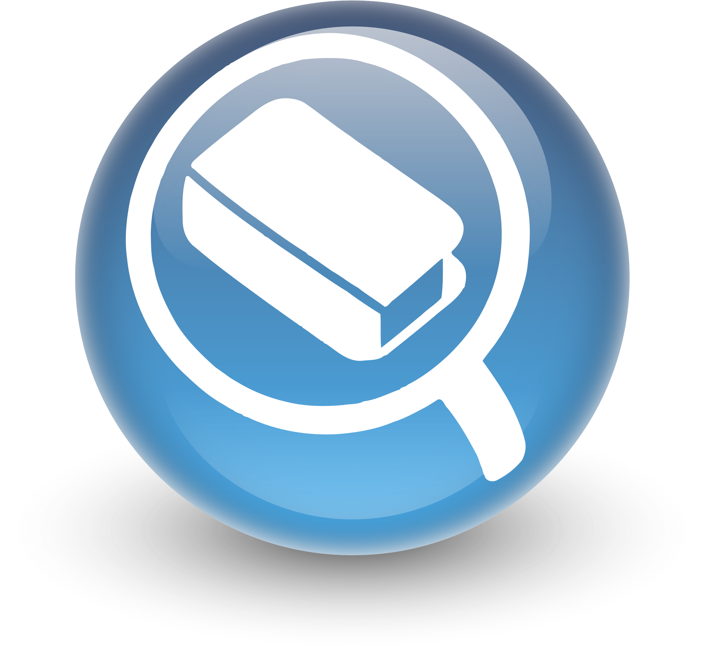 This Free Icons Png Design Of Glossy Search Icon For - Free Transparent ...