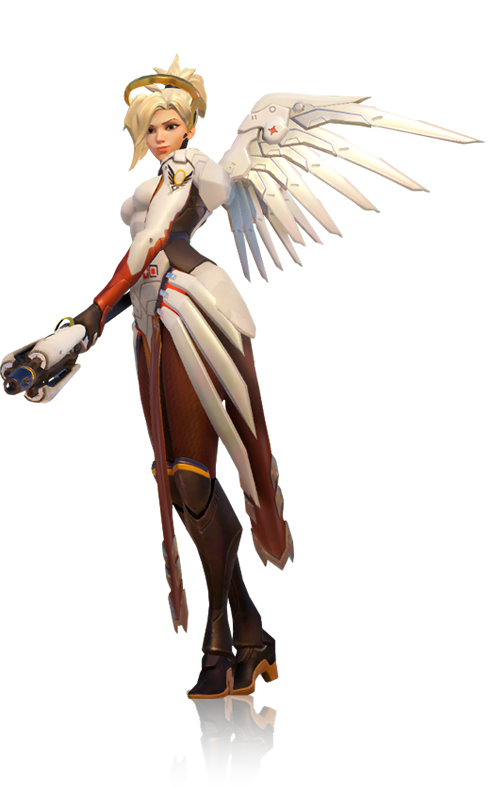 Download Mercy Portrait - Mercy Overwatch Full Body PNG Image with No ...