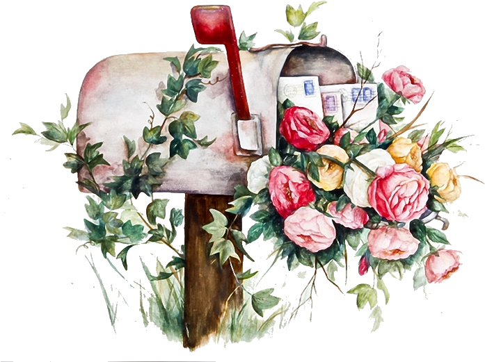 988 - Mailbox Watercolor - Free Transparent PNG Download - PNGkey