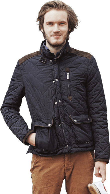 Download Pewdiepie Casual Standing - Pewdiepie Png PNG Image with No ...