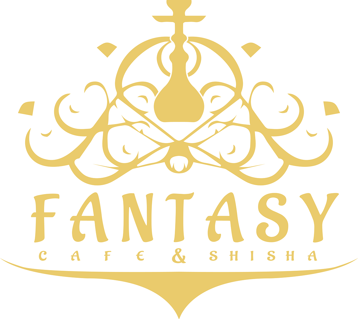 Fantasy Cafe & Shisha Is An Establishment Based In - Stock Illustration ...