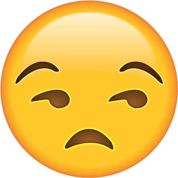 Download Smirk Face Emoji - Emoji Smirk PNG Image with No Background ...