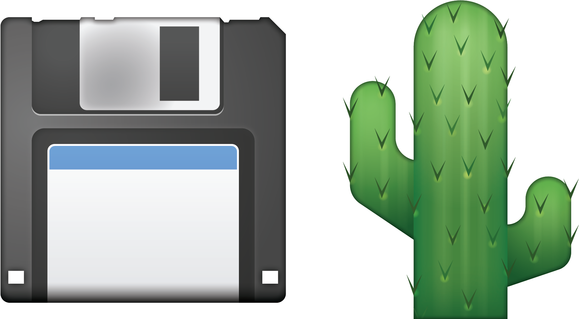 Download Disk Cactus Picture Free Stock - Emoji Cactus PNG Image with ...