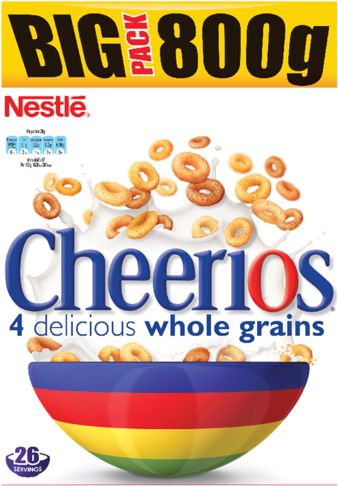 Download Nestle Cheerios 800g - Nestle Cheerios (600g) PNG Image with ...