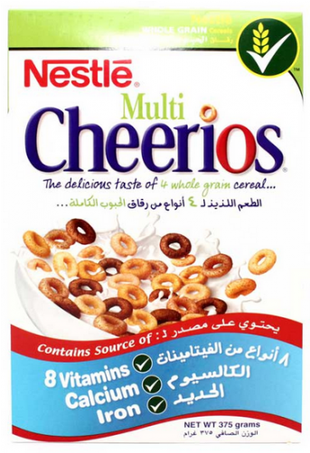 Nestle Cheerios Multigrain Cereal 600g - Free Transparent PNG Download ...
