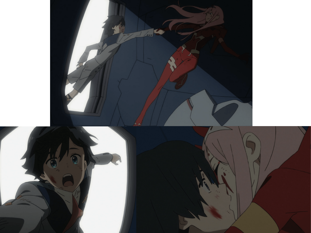 Hiro Zero Two Kissing Franxx - Coub - Free Transparent PNG Download - PNGkey