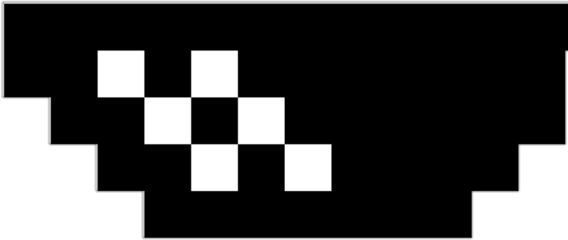 Download The Newest Mlg Stickers On Picsart - Sunglasses Pixel Art PNG ...