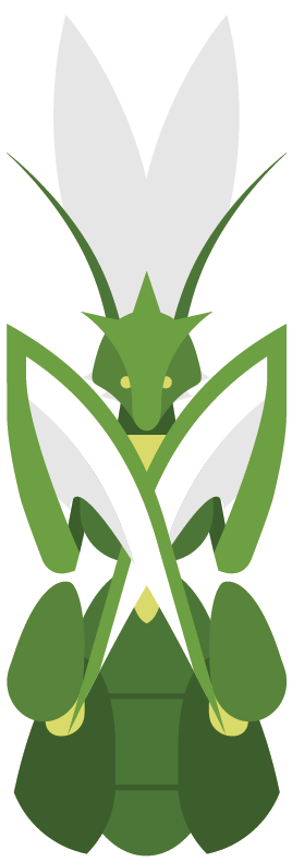 Download Pokemon- 123 Scyther PNG Image with No Background - PNGkey.com