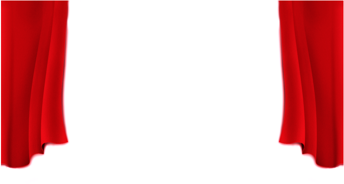 Download Red Festive Curtain Decoration Vector - Red PNG Image with No ...