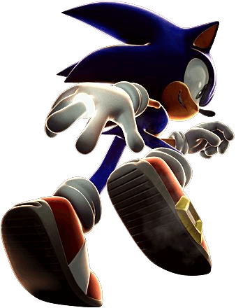 Sonic Pose From The Official Artwork Set For - Sonic Sonic And The ...