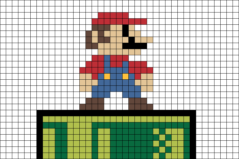 Draw 8 Bit Mario - Free Transparent PNG Download - PNGkey