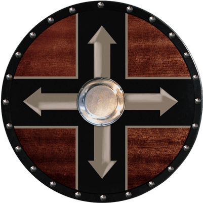 Wooden Viking Berserker Shield - Shield - Free Transparent PNG Download ...
