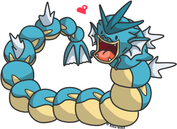 Jpg Transparent Library Gyarados Pikachu Pok - Chibi Gyarados - Free ...
