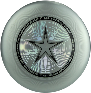 Download Discraft Ultra Star Sportdisc Silver - Discraft Ultrastar PNG ...