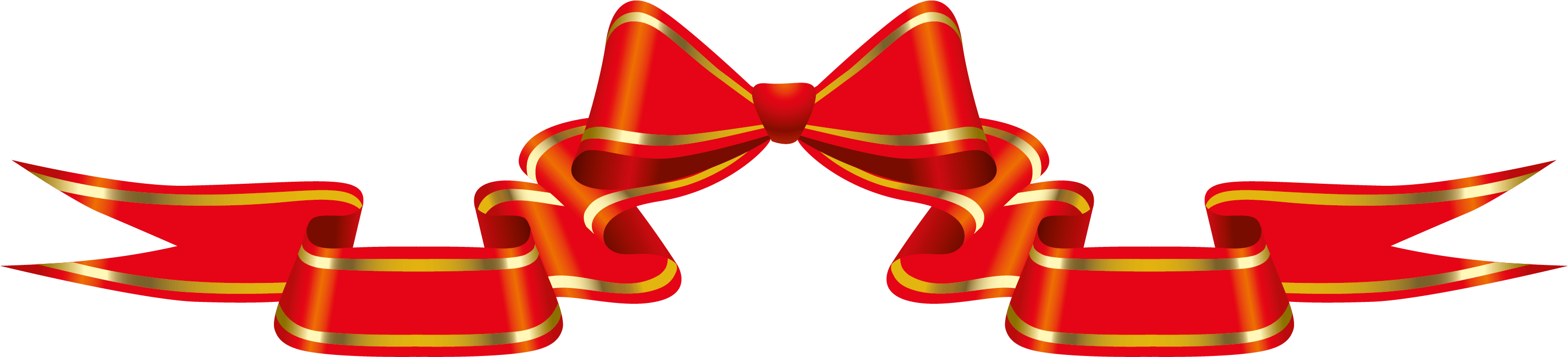 Download Red Banner With Bow Png Clipart Picture - Bow Ribbon Banner ...