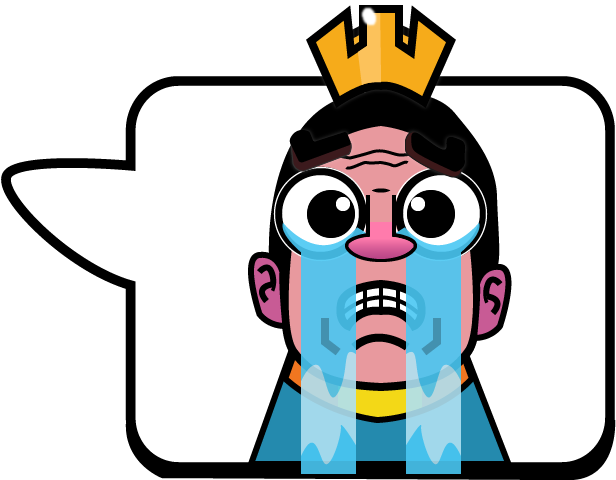Download 1 Yr - Clash Royale Crying Emote PNG Image with No Background ...