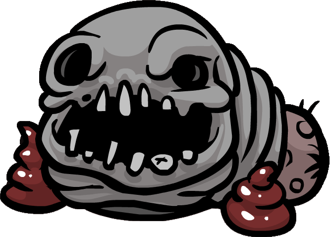 Download Top 10 Bosses - Tboi Bosses Worm PNG Image with No Background ...