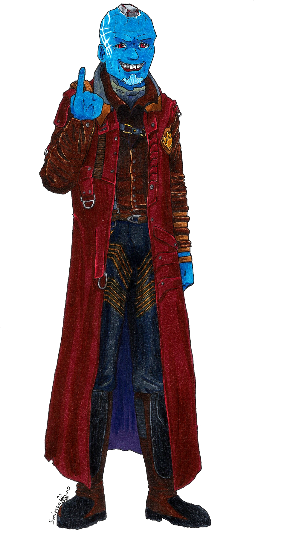 Download [gotg] This Time Yondu Won't Kill You By Smimon - Yondu PNG ...