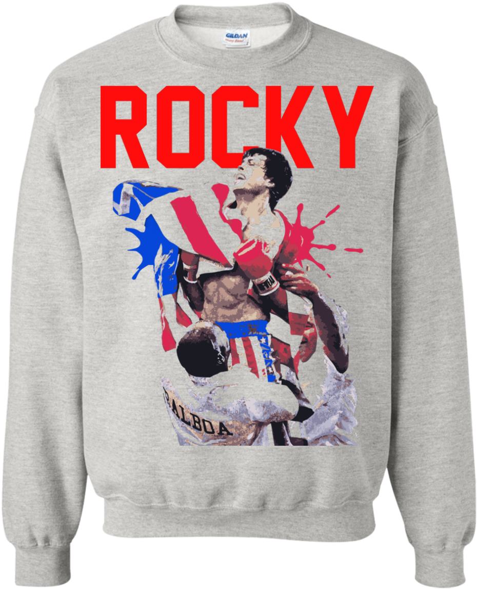 Rocky Balboa Champion Shirt, Hoodie, Tank - Rocky Iv - Free Transparent ...