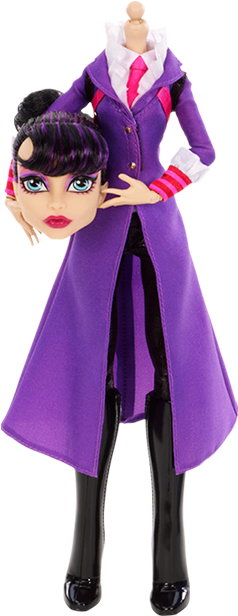 Monster High Headmistress Bloodgood Doll - Free Transparent PNG ...