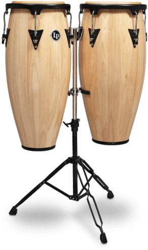 Latin Percussion Aspire Wood Conga Set - Lp Slide Mount Double Conga ...