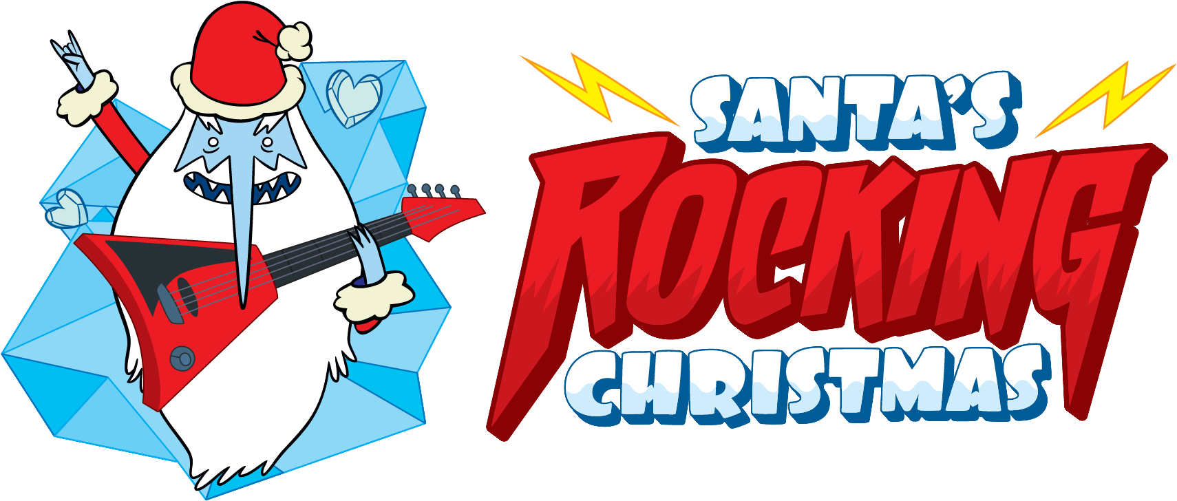 Download Santa's Rocking Christmas - Santa Rockin Christmas Cartoon ...