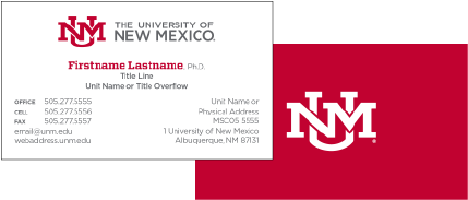 Download Horizontal Red Business Card Layout - Business Cards With ...