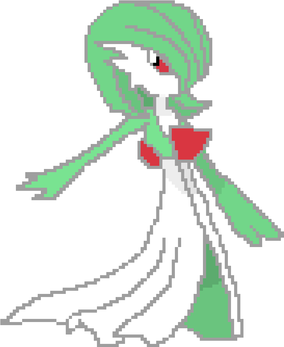 Download Gardevoir - Pixel Art PNG Image with No Background - PNGkey.com
