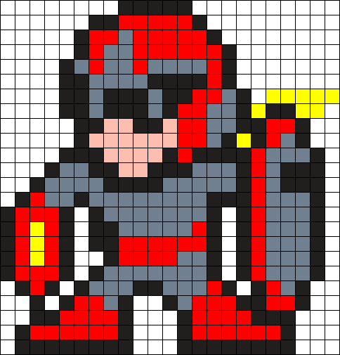 Download Mega Man Protoman Perler Bead Pattern / Bead Sprite - Mega Man ...