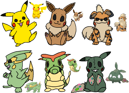 Download I Made A Pokemon Variations For Pikachu With Eevee ...