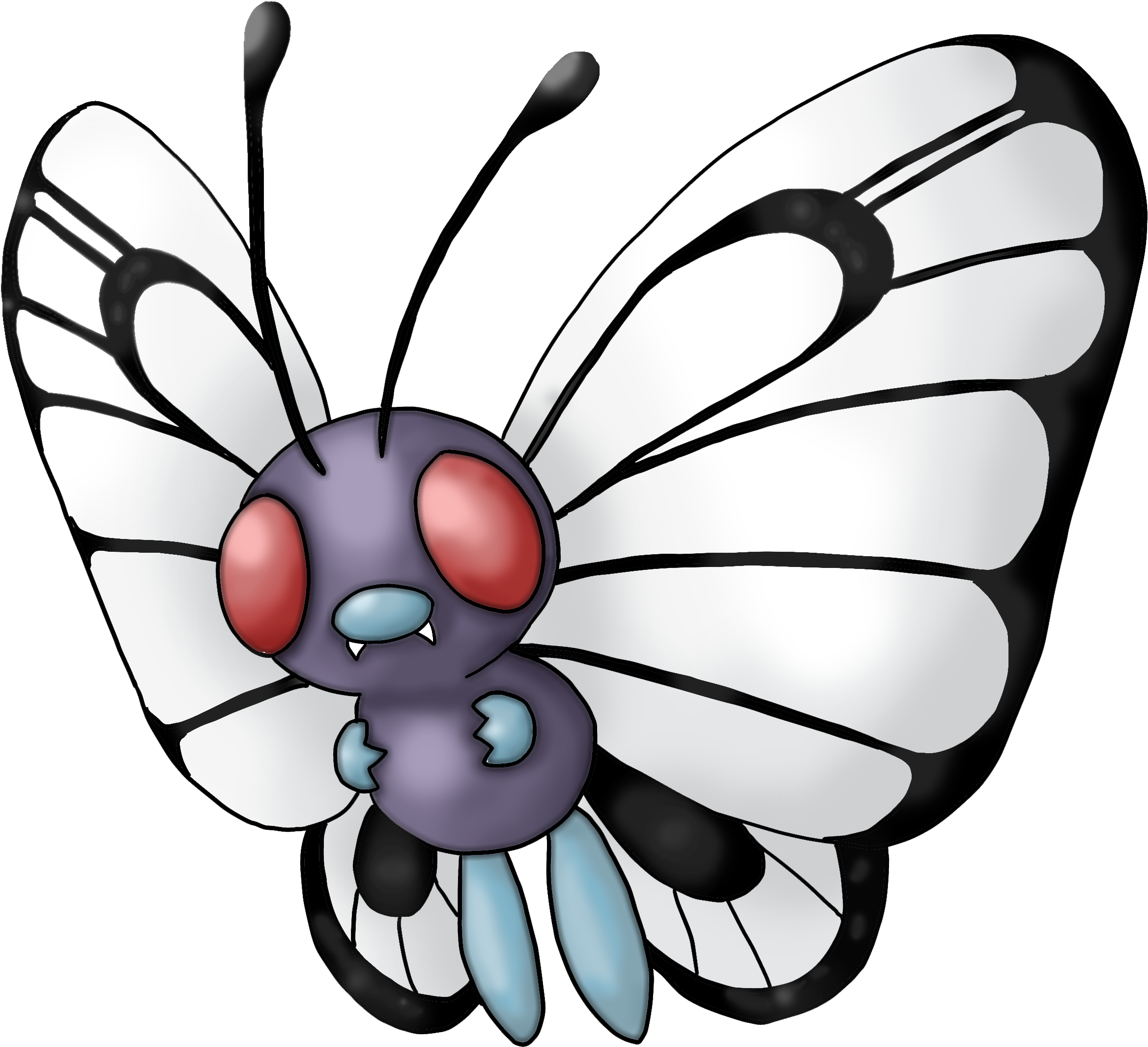 Download Clipart Resolution 3508*2480 - Butterfly Pokemon PNG Image ...